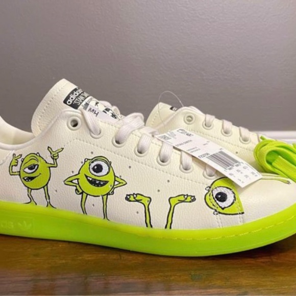 adidas | Shoes | New Mens Size 9 Adidas Stan Smith Mike Wazowski ...
